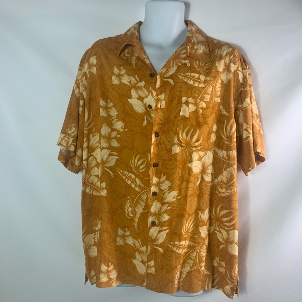 Tropical Vintage Panama Jack Button Down Shirt - Gem